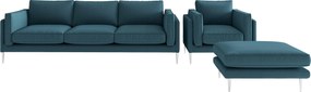 XXXLutz SEDACÍ SESTAVA, textil, petrolej Livetastic - Online Only sedačky - 001968007402
