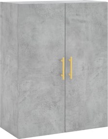 Skříň highboard betonově šedá 69,5x34x180 cm kompozitní dřevo 3198141