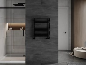 Mexen Apollo koupelnový radiátor 660 x 550 mm, 386 W, černý - W117-0660-550-00-70