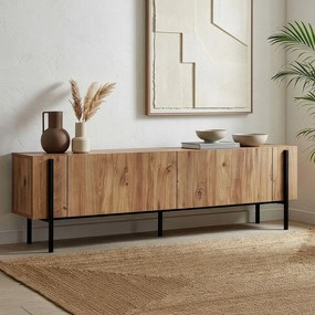 TV stolek v dekoru borovice v přírodní barvě 180x45x30 cm Nexus – Kalune Design