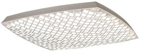 Mantra 7888 Urban, bílé stmívatelné stropní LED svítidlo s dálkovým ovladačem, 80W LED, 51x51cm