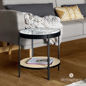 Odkládací stolek do obývacího pokoje MECA, průměr 49 cm