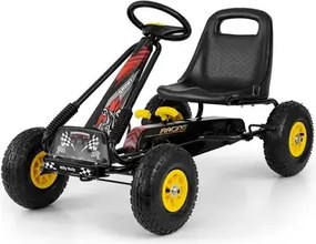 Šlapací motokára Thor černá / Šlapací motokára / pro děti