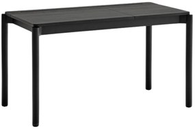Černý pracovní stůl Teulat Atlas 136 x 68 cm