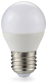 ECOLIGHT LED žárovka E27 5W G45 - teplá bílá