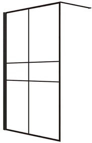 Sprchová zástěna WALK-IN Grand 100x195 black