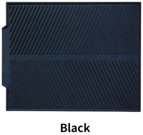 Univerzální skládací kuchyňská podložka nebo odkapávač Barva: B - černá, Rozměr: 43x33 cm