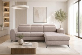 XXXLutz ROHOVÁ SEDAČKA, textil, béžová MID.YOU - Sedací soupravy - 000694011002