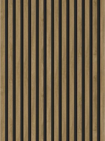 Mexen Lam-B, stěnové lamely 275 × 31,5 cm, HDF deska 4 mm, dub klasický, S100-275317-2812-072