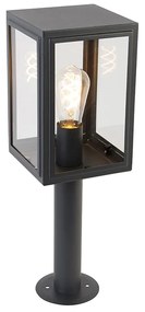 Sloupek venkovní lampy šedý 50 cm IP44 - Sutton