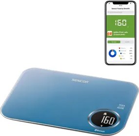 SENCOR SKS 7072BL modrá / chytrá kuchyňská váha / max. 5kg / funkce TA
