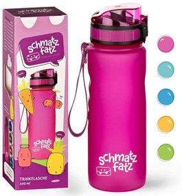 schmatzfatz, láhev na pití, sportovní lahev, 500ml, 24cm, Tritan