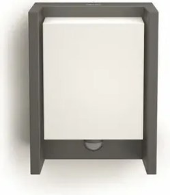 Philips Arbour IR 6W šedá / LED venkovní nástěnné svítidlo / 600LM / 4