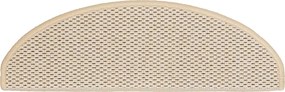 Samolepicí rohože na schody Sisal-Look 30 ks 65x21x4 cm Berber 3365881
