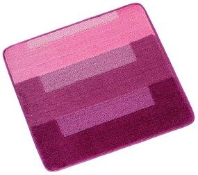 Bellatex koupelnová předložka BANY 60x50 cm bez výkroje Obdélník Růžová,Vínová