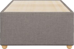 Rám postele bez matrací taupe 90x200 cm textil 3284705