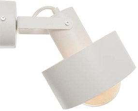 OnaDnes -20% Nordic Design Bílé kovové nástěnné světlo Mayen 23 cm