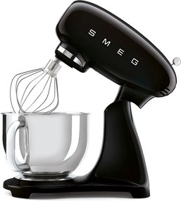 Černý kuchyňský robot 50's Retro Style – SMEG