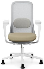 HÅG - Židle SOFI 7500 šedá s područkami, nižší sedák