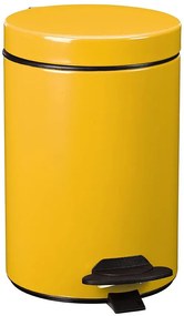 Rossignol SAS Pedálový odpadkový koš Rossignol Cyjeu 90016, 3 L, žlutá, RAL 1012