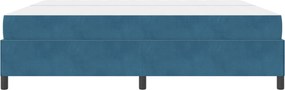 Rám postele Tmavě modrá 200 x 200 cm textil 3399088