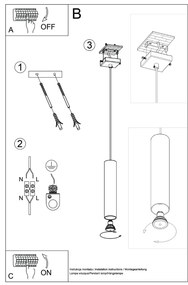 Závěsné svítidlo Lagos, 1x olivové kovové stínítko