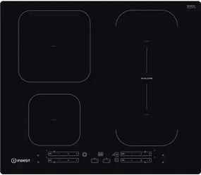Indesit IB 65B60 NE černá / Indukční varná deska / vestavná / 59 cm /