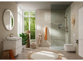 Hansgrohe Tecturis S, páková sprchová baterie nástěnná, kartáčovaný bronz, HAN-73622140