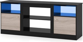 Costway TV skříňka s LED světly pro 65" TV s nastavitelnou policí