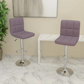 Barové židle 2 ks taupe textil 334248