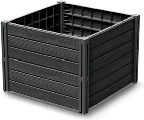 Vyvýšený záhon BASE PLANT, 61x61x46cm, antracitová Prosperplast