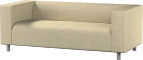 Potah na pohovku IKEA Klippan 2-místná barva béžová látka pletený vzor
