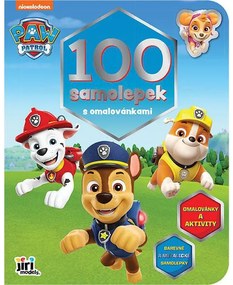 Jiri Models 100 samolepek s omalovánkami Tlapková patrola