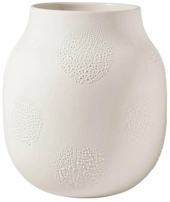 Räder Krémová kameninová váza PEARL, střední