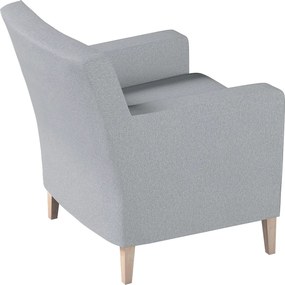 Potah na křeslo IKEA Karlstad barva šedá látka pletený vzor