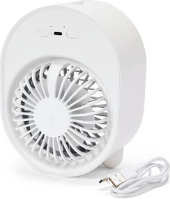 Tchibo - Ventilátor a zvlhčovač vzduchu 2 v 1 - barva: bílá