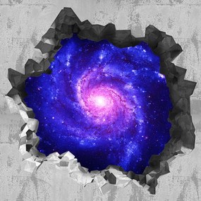 3D obraz galaxie + háčky, hřebíčky, čistící hadřík ZDARMA Velikost (šířka x výška): 60x60 cm