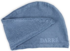 Bavlněný froté turban do sauny a wellness Comfort tmavě modrý