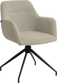 Jídelní židle Merlinda látka Teddy – taupe
