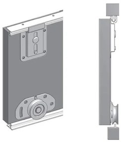 Šatní skříň Rhomb - 120 bílá/sonoma