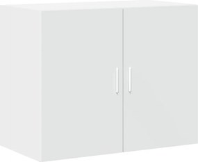 Skříň highboard bílá 80 x 42,5 x 249 cm kompozitní dřevo 3281357