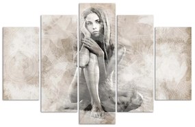 Gario Obraz na plátně Akt - 5 dílný Rozměry: 100 x 70 cm