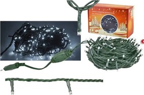 Vánoční osvětlení - řetěz LTC LXLED105 200LED/20m, studená bílá, vnitřní