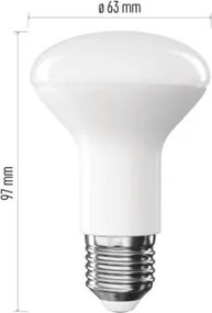 Emos lighting LED žárovka Classic R63 / E27 / 7 W  (60 W) / 806 lm / teplá bílá 1525733294