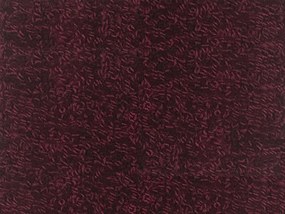 Vlněný koberec Tisca Tiara Arlanda 624 64 bordeaux vínový Šíře role: 4,2 m
