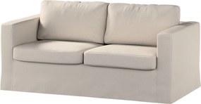 Potah na pohovku IKEA Karlstad 2-místná , nerozkládací, dlouhý barva šedá látka pletený vzor