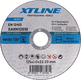 XTline Kotouč řezný na nerez 125x1,0x22mm