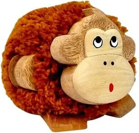 2Kids Toys Dřevěná figurka XL pompon Opice