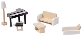 Creative Corner Dřevěný domeček pro panenky LULILO FLORO boho LED