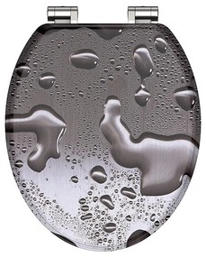 Eisl Sanitär WC prkénko MDF Soft Close Grey Steel 80123